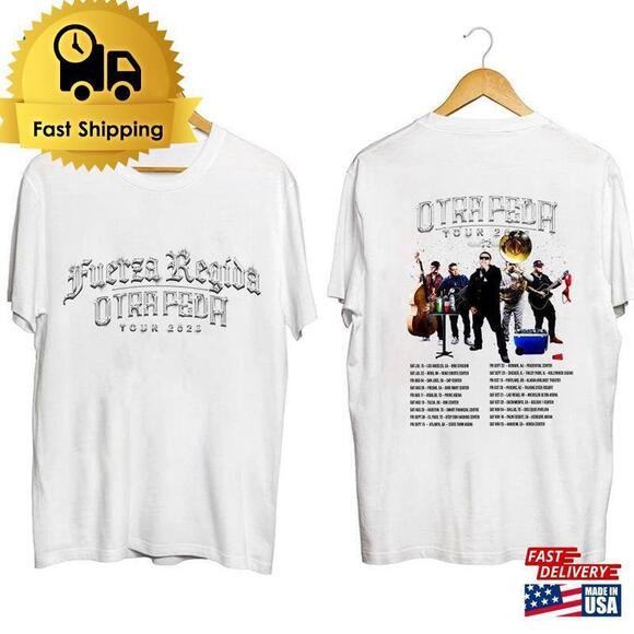 Tops | Fuerza Regida Otra Peda Tour Shirt Fan Concert Unisex Tshirt 2 ...